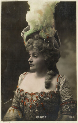 PC GABRIELLE RÉJANE, GABRIELLE CHARLOTTE RÉJU, ACTRESS, Vintage ...