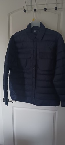 NWT George Men’s Puffer Style Shirt Jacket large Navy blue | eBay