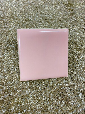 Stylon Venetian Pink 4.25x4.25 inch Vintage Ceramic Tile | eBay