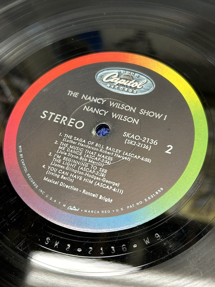 NANCY WILSON - THE NANCY WILSON SHOW! - 1965 CAPITOL RECORDS VINYL LP ...