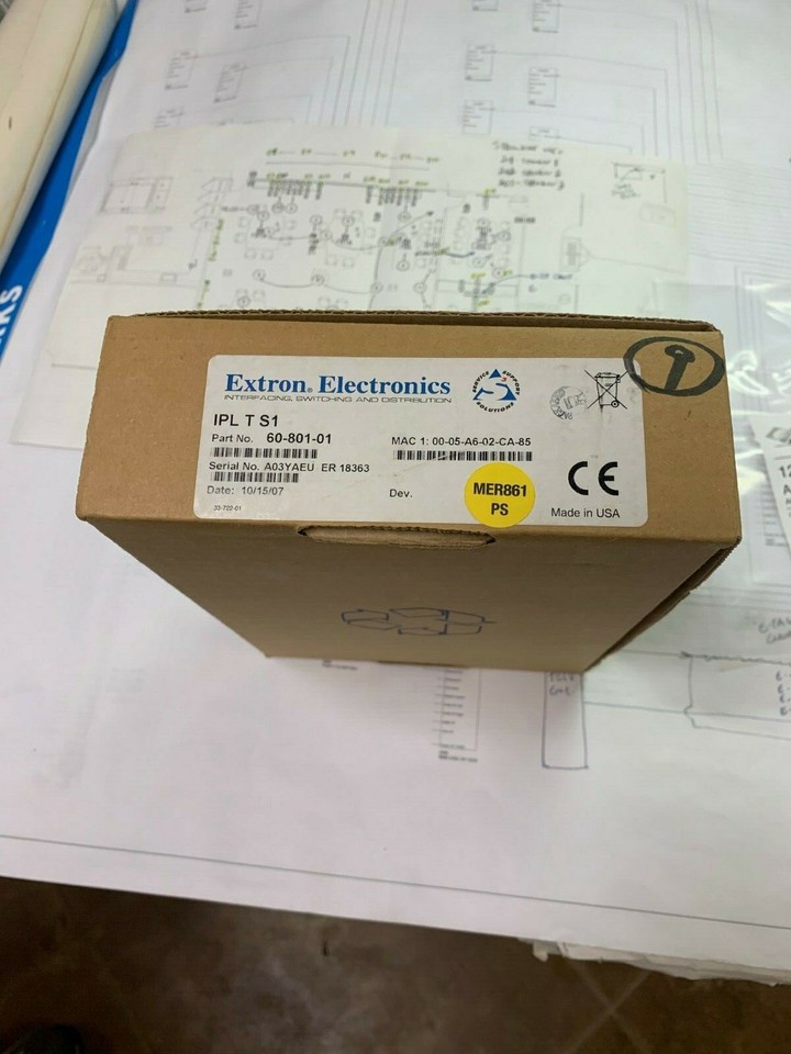Extron IPL-T-S1 Ethernet control processor for remote RS232 device | eBay