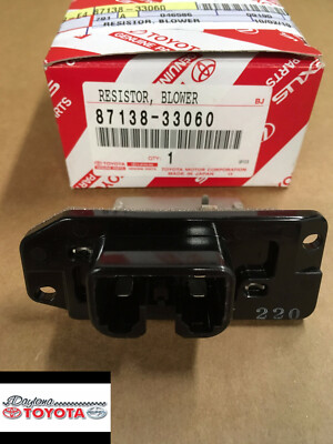 Toyota OEM 87138-33060 HVAC Blower Motor Resistor | eBay