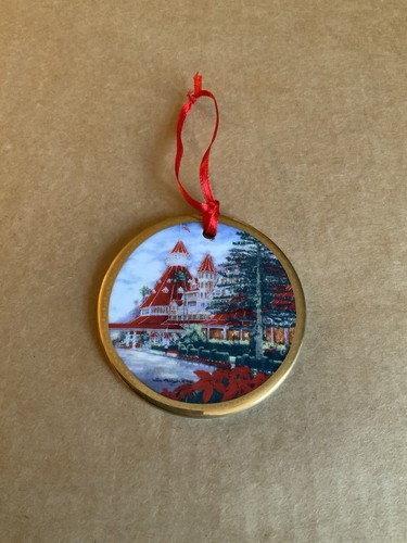 Hotel Del Coronado Christmas Ornament By Sue Tushingham McNary | eBay