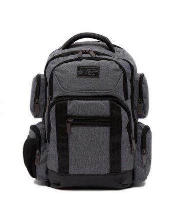 ORIGINAL PENGUIN MEN'S ODELL BACKPACK CHARCOAL GREY/GRAY WITH BLACK ...