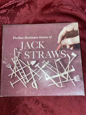 Vintage Parker Brothers No. 78 JACK STRAWS 47 pieces + HOOK! | eBay
