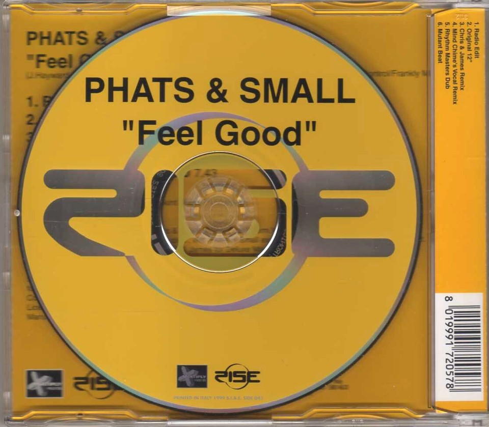 Phats & Small - Feel Good - CDM - 1999 - House 6TR Rise Italy | eBay