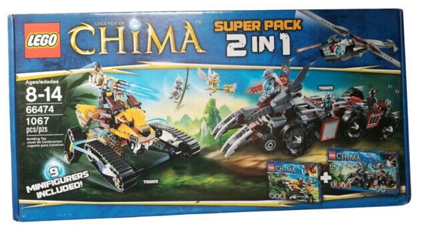 LEGO LEGENDS OF CHIMA: LEGO Chima Super Pack (66474) for sale online | eBay