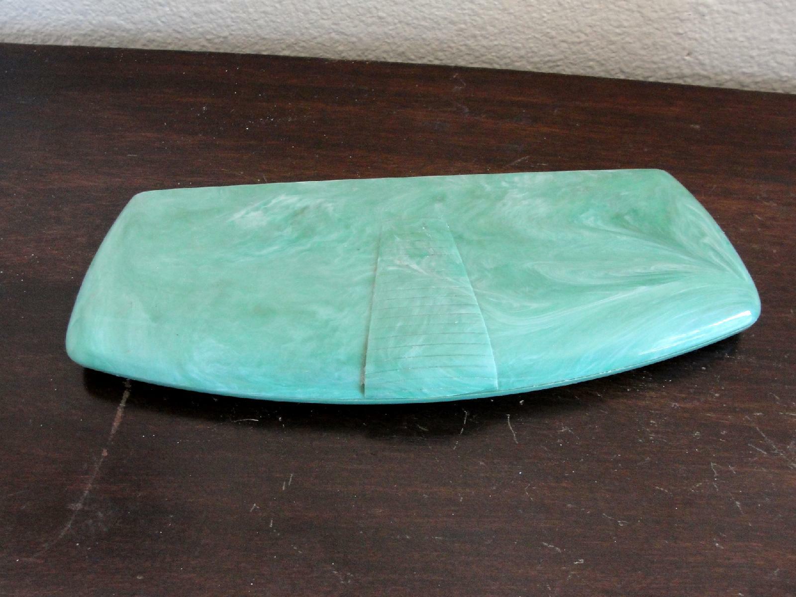 Pink Coral Necklace Bracelet Earrings in Green Marbleized Deltah ...