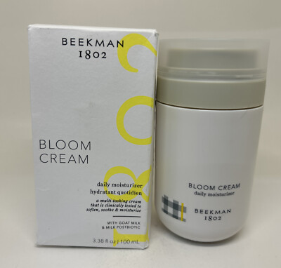 Beekman 1802 Bloom Cream Probiotic Moisturizer Cream Goat Milk 3.38 oz ...