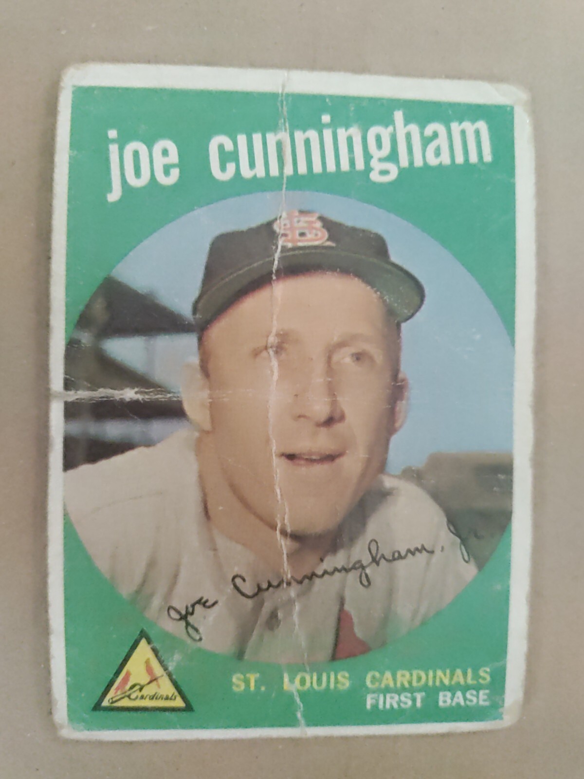 Joe Cunningham 1959 Topps #285 Cardinals | eBay