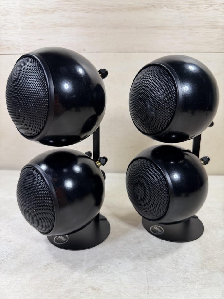 Orb Audio Mod1 Speakers Made in USA On Stands Lot Of 4 Hand Polished ...