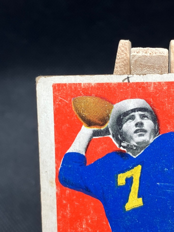 Bob Waterfield 1948 Leaf VINTAGE ROOKIE RC #26 POOR CREASED LOW GRADE ...