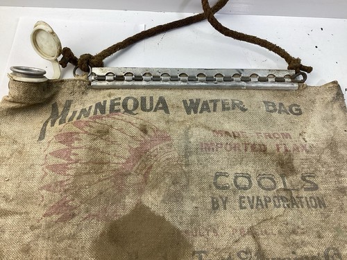 Vintage Minnequa Flax Water Bag by The Pueblo Tent & Awning Co. | eBay