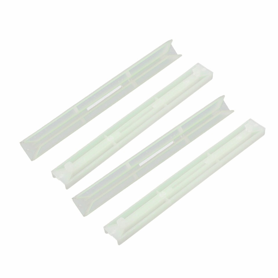 5pcs Horizontal Mounting PCB Board Guide Rail Support Rod Clear Plastic ...