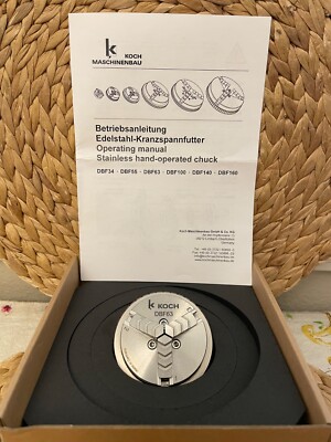 Koch DBF63 Stainless hand-operated chuck | eBay