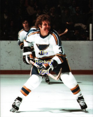St. Louis BLUES Bob GASSOFF #3 LINES Him UP Custom LAB 8X10 TOUGHEST ...