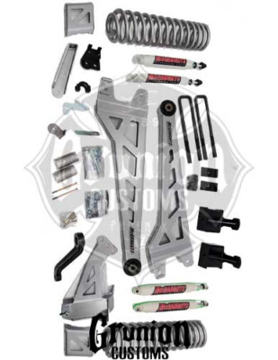 6" Lift Kit w/Silver Radius Arms Ford F-450 F450 4WD 2019 - 2022 ...