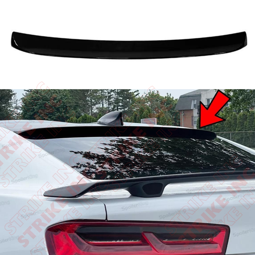 Fits For Chevy Camaro 2010-2024 Gloss Black Rear Window Roof Spoiler Wing Visor | eBay