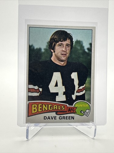 1975 Topps Dave Green Rookie Football Card #394 NM Quality FREE ...