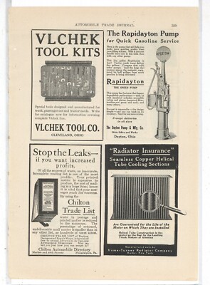 1916 Dayton Pump & Mfg. Co. Ad: Rapidayton Speed Gas Pump in 2.5 Gallon ...