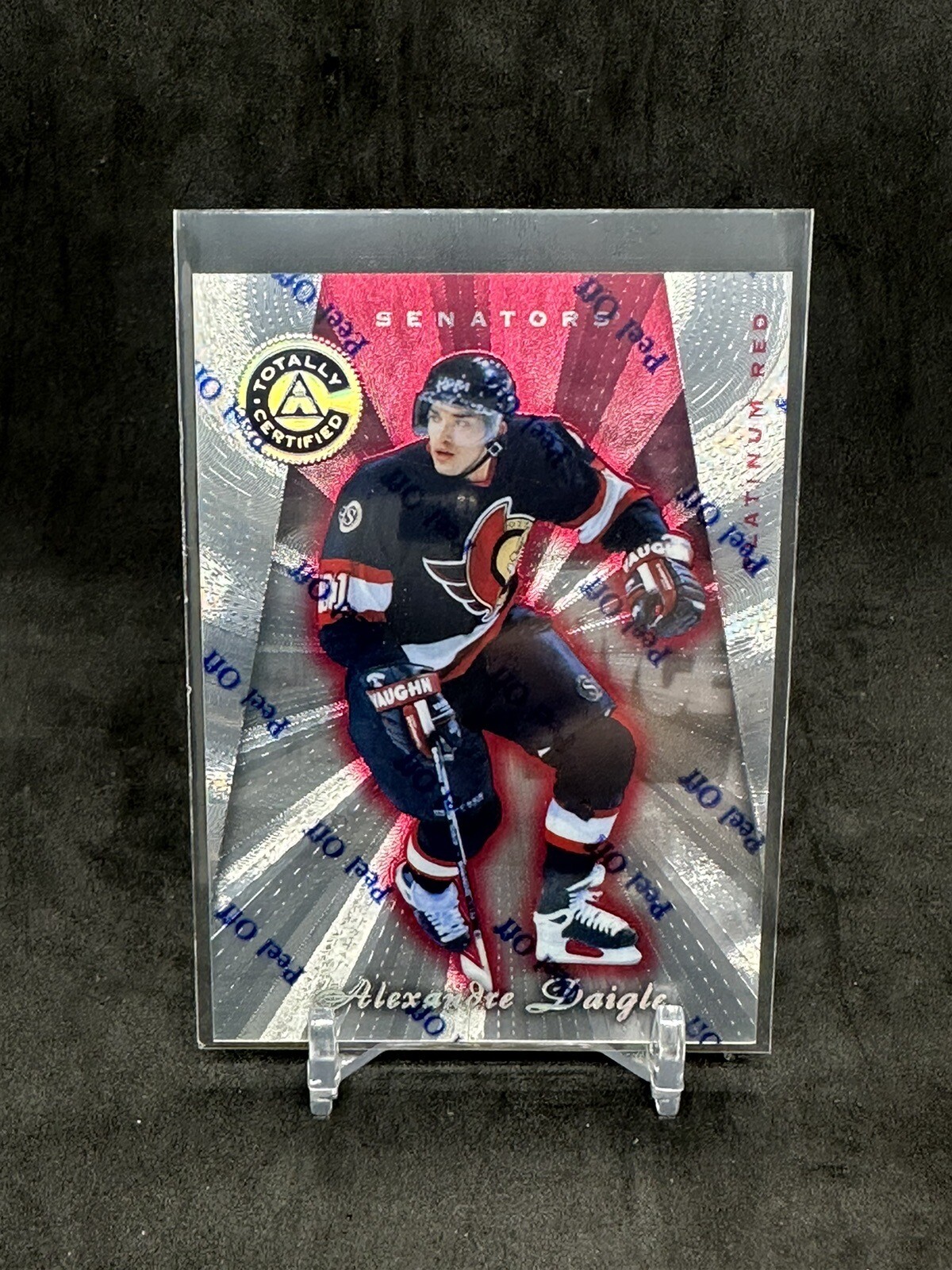 Alexander Daigle 1997-98 Pinnacle Totally Certified Platinum Red /6199 ...