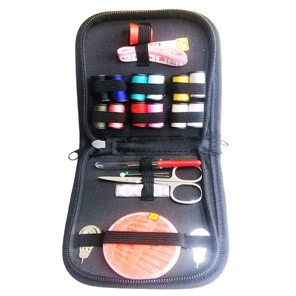 Mini Beginner Sewing Kit Case Set Adults Kids Home Travel Campers ...