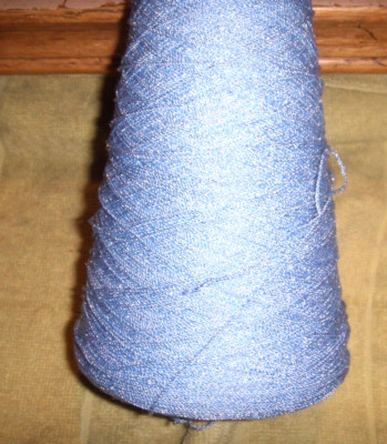 ACRYLIC CONE YARN BABY BLUE SHINY MACHINE/KNITTING /NEEDLEPOINT 9 OZ | eBay