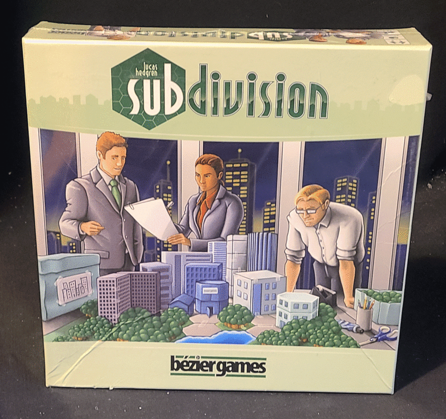 Bezier Games Subdivision Strategy City Planning Board Game New Sealed ...