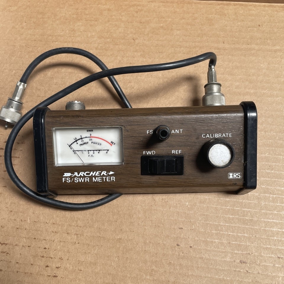 Vintage Archer FS/SWR Meter – CB Radio Standing Wave Radio Meter (RS ...