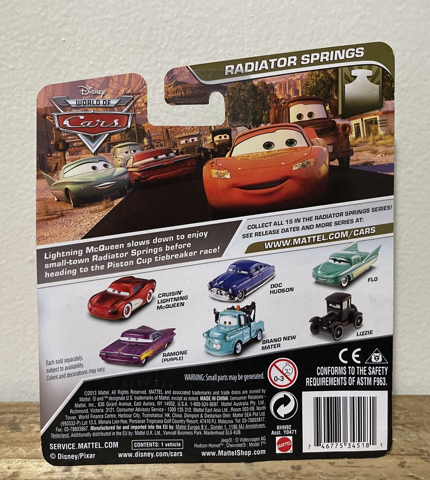 Disney Pixar Cars Lizzie Radiator Springs | eBay