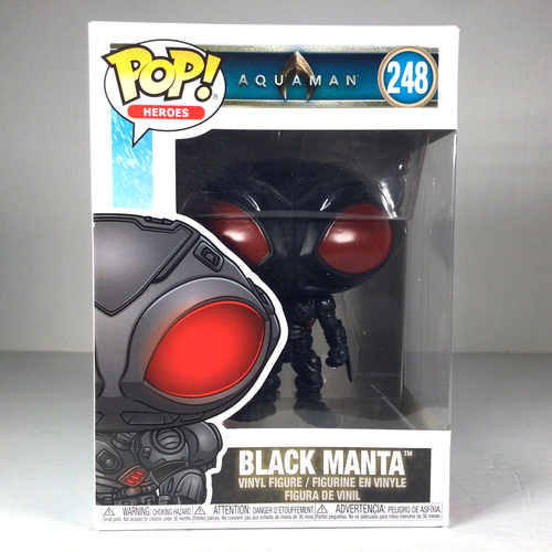 Funko POP Black Manta #248 Aquaman Movie Vaulted/Retired | eBay