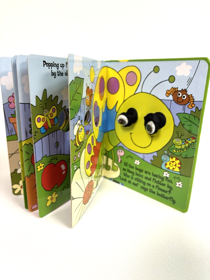 Wobbly Eye Bugs with Finger Puppet Children's Hardback Book | eBay