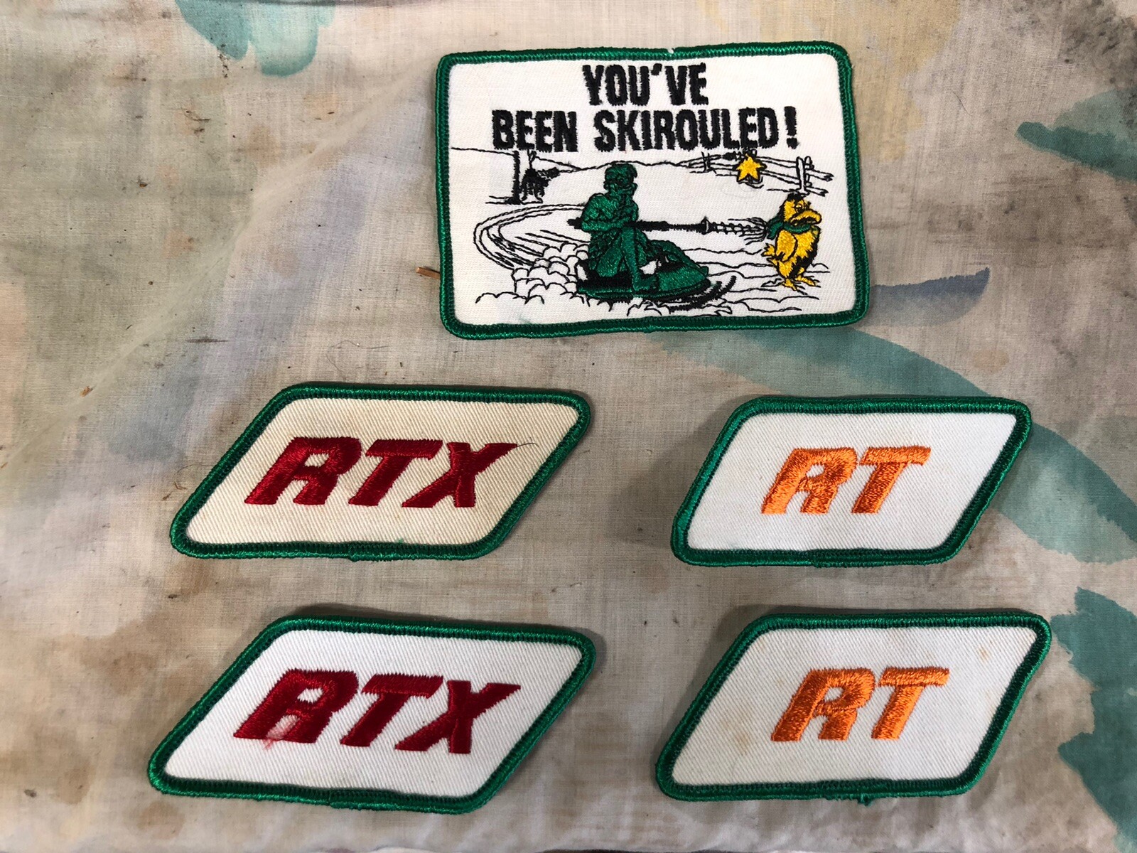 SKIROULE snowmobile patches NOS VINTAGE | eBay