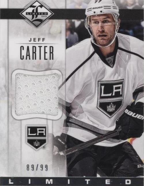 2012-13 Panini Limited - Limited Jerseys Jeff Carter #LJ-JC /99 (MEM ...