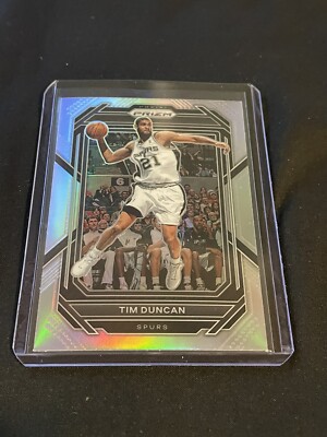 2022-23 Prizm Silver Tim Duncan #293 San Antonio Spurs HOF | eBay
