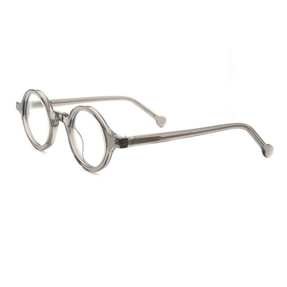 Retro Small Round Eyeglasses Acetate Matte Green Eyeglass Frames Men ...