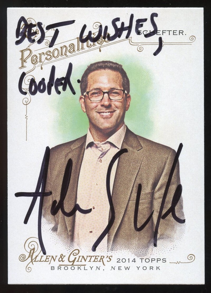 Adam Schefter #118 signed autograph auto 2014 Topps Allen & Ginter's ...