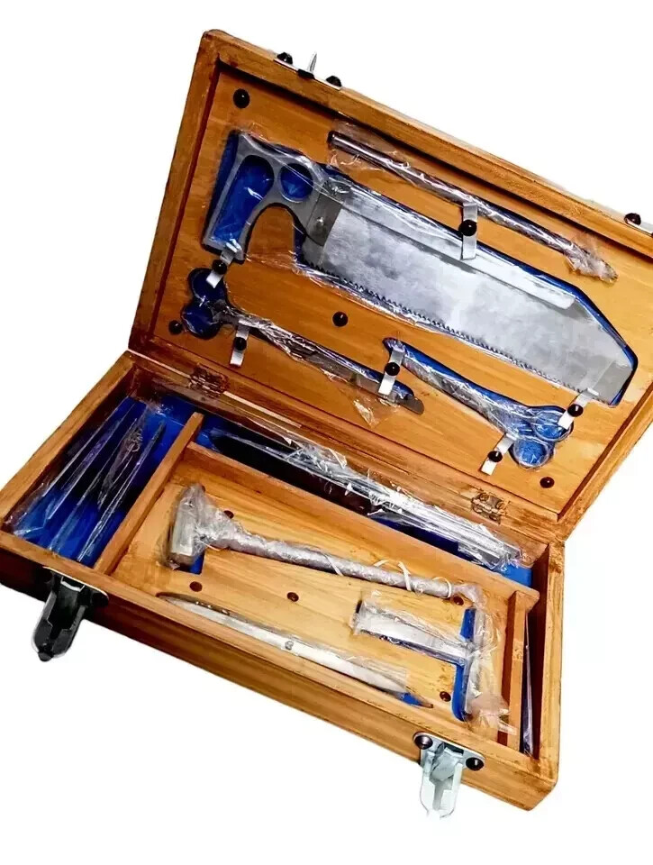 4pc Post Mortem Instrument Set / Dissection Kit Anatomy 19Pcs Wooden ...