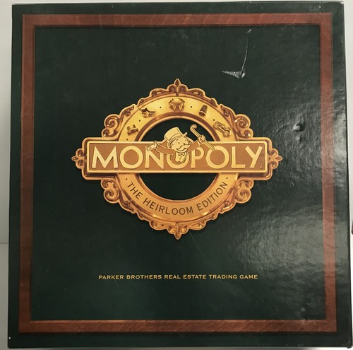 MONOPOLY Heirloom Edition Luxury Wood Box Open Box/Sealed, 100% ...