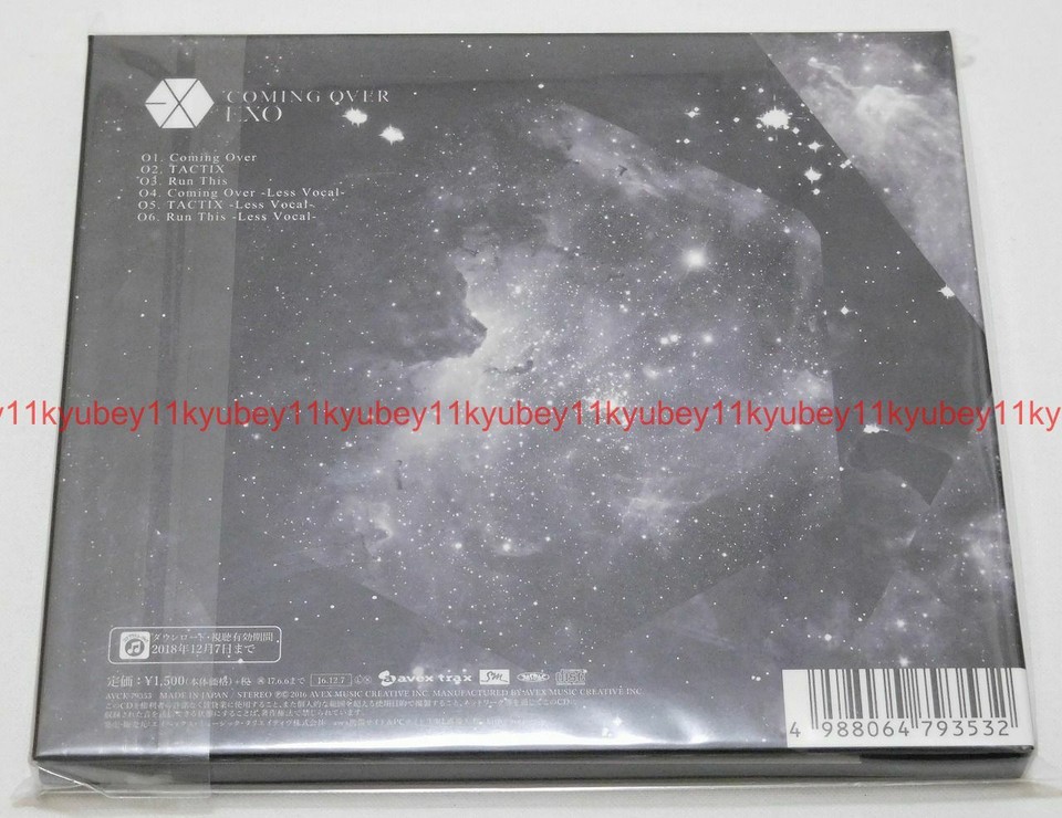 New EXO Coming Over First Limited Edition LAY Ver. CD Photo book Card ...