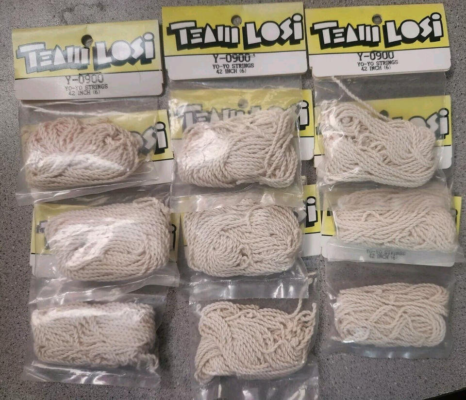 2000 Millennium Yo-yo Replacement Strings - 9 6-Packs - NEW OLD STOCK ...