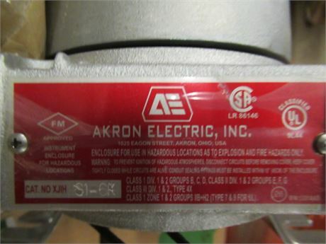 Akron Electric XJIH S1-6K Hazardous Location Enclosure | eBay