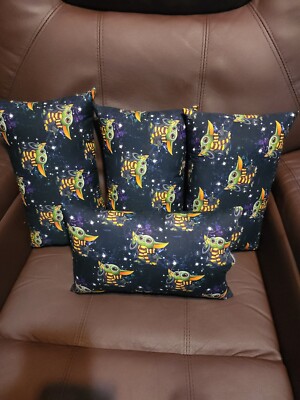 NEW Handcraft Mini Baby Yoda Harry Potter Nap Bed Travel throw pillow ...