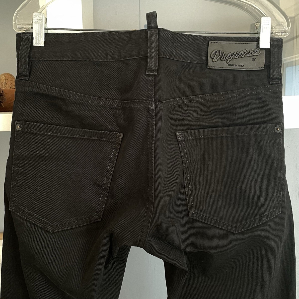 DSQUARED2 Mens Denim Jeans Black Sz 44 Slim Straight | eBay DSQUARED2 Mens Denim Jeans Black Sz 44 Slim Straight | eBay
