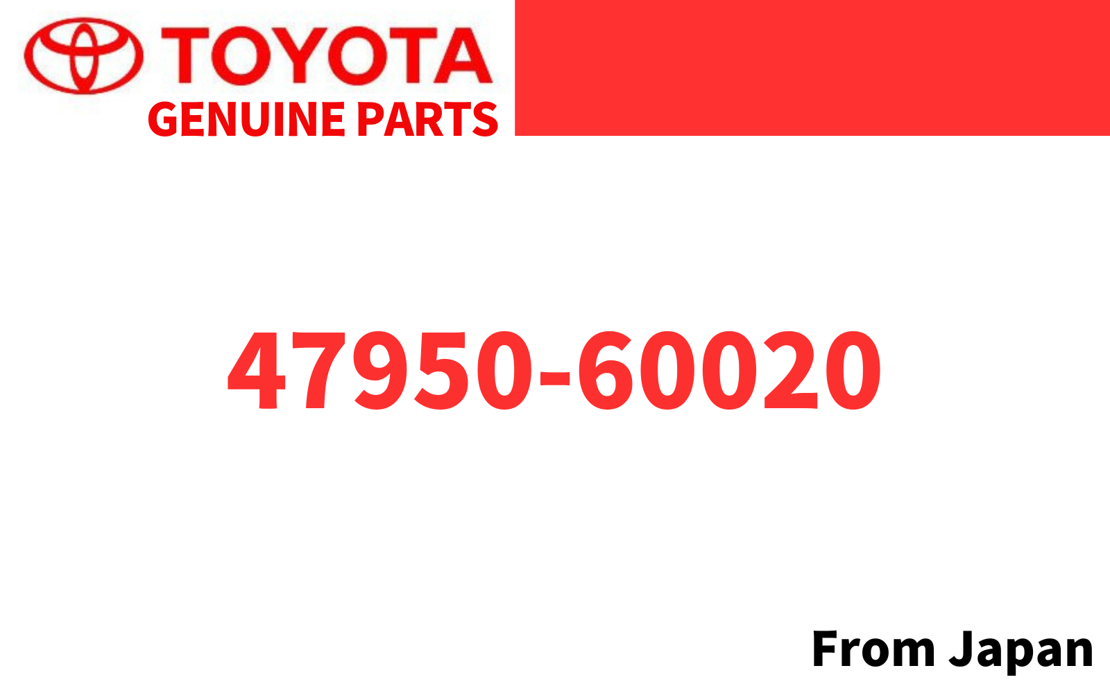 Toyota Genuine FJ Cruiser GSJ1# Accumulator Assy, Brake Booster 47950 ...