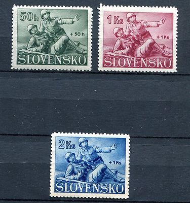 SLOVAKIA WW2 GERMAN PUPPET STATE 1941 B2-B4 RED CROSS PERFECT MNH | eBay