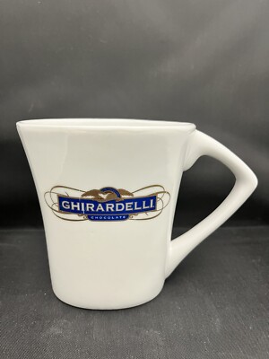 Ghirardelli 12 Oz Oval Coffee Hot Chocolate Mug Cup Houston Harvest ...