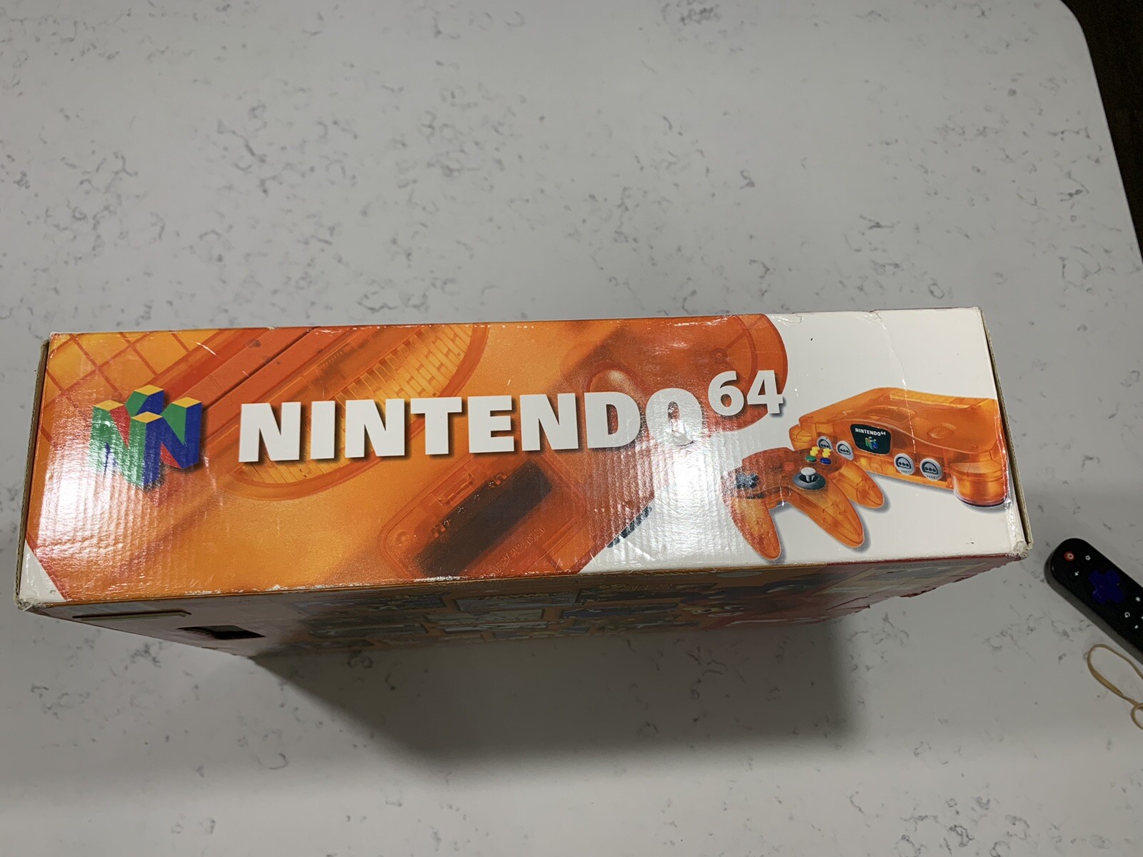 Fire Orange Nintendo 64 Mint Console In Box N64 Styrofoam Clean OEM | eBay