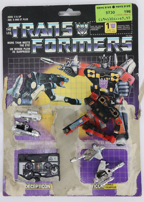 Transformers G1 1984 Decepticon Ravage Rumble Complete Weapons Rare ...