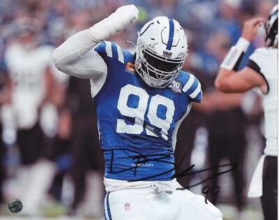 DEFOREST BUCKNER - COLTS Autographed Signed 8x10 Reprint Photo !! | eBay